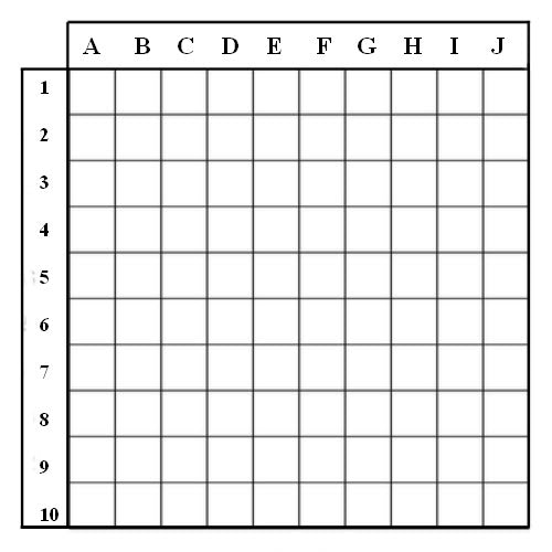 Coordinate Plane Battleship Game